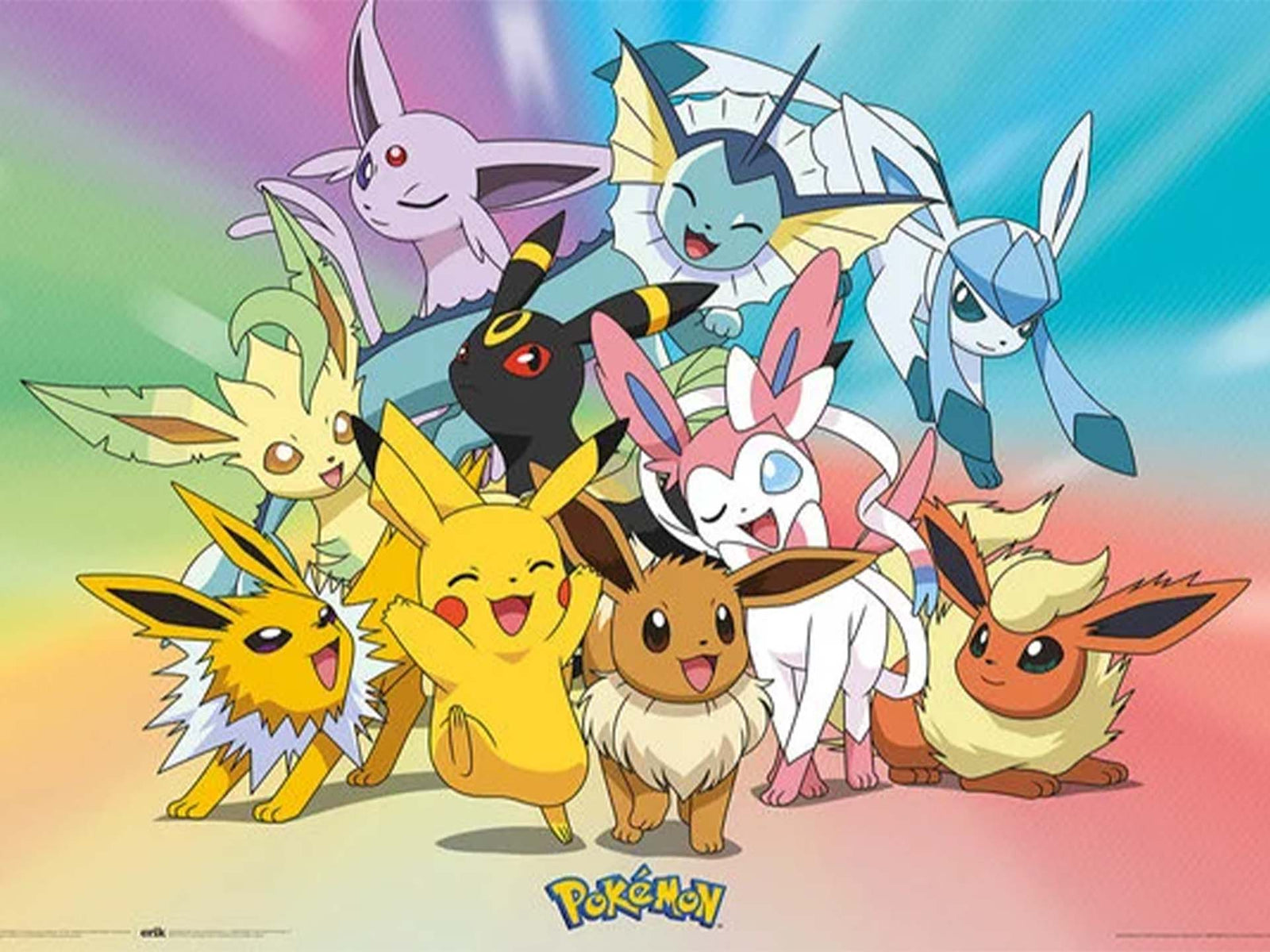 Pokémon Eevee Evolutions Gotta Catch Em All Poster - PokeFamily.nl