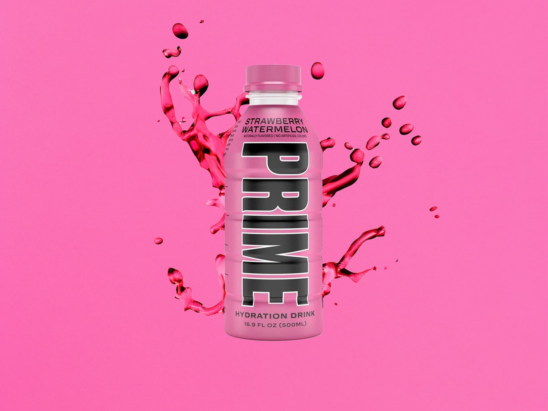 Prime Drink Strawberry Watermelon 500ml - PokéFamily